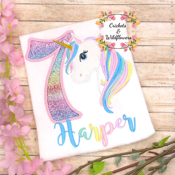 Unicorn 7th Birthday Svg - Etsy