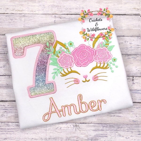 Cat Birthday Girl Svg - Etsy
