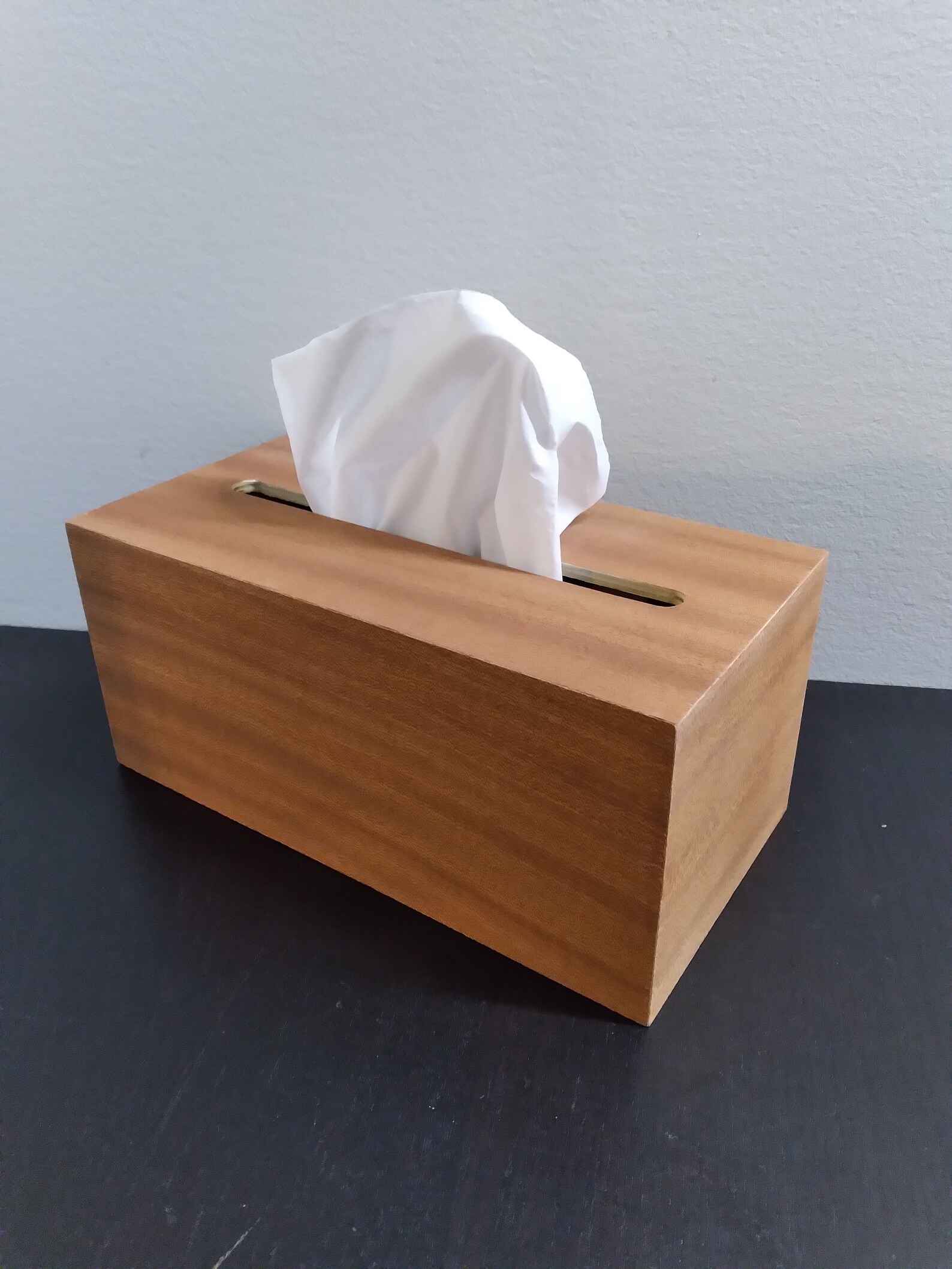 Handmade Mahogany Wood Tissue Box Covers - Etsy