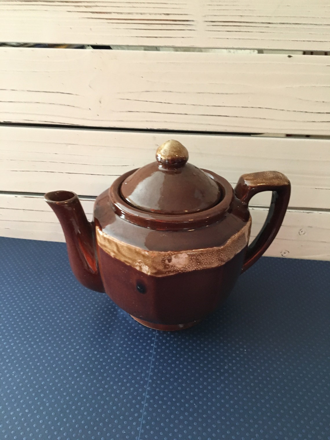 Vintage teapot/Mid century teapot/2 cup teapot/High | Etsy