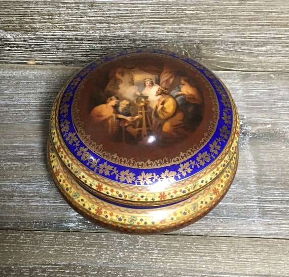 Vintage porcelain box/Antique Friedrich Simon Carlsba… - Gem