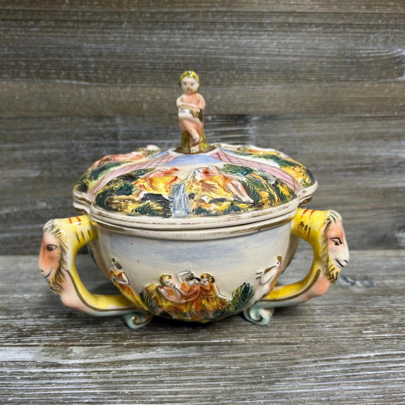 Ceramic Antique Angel - Etsy