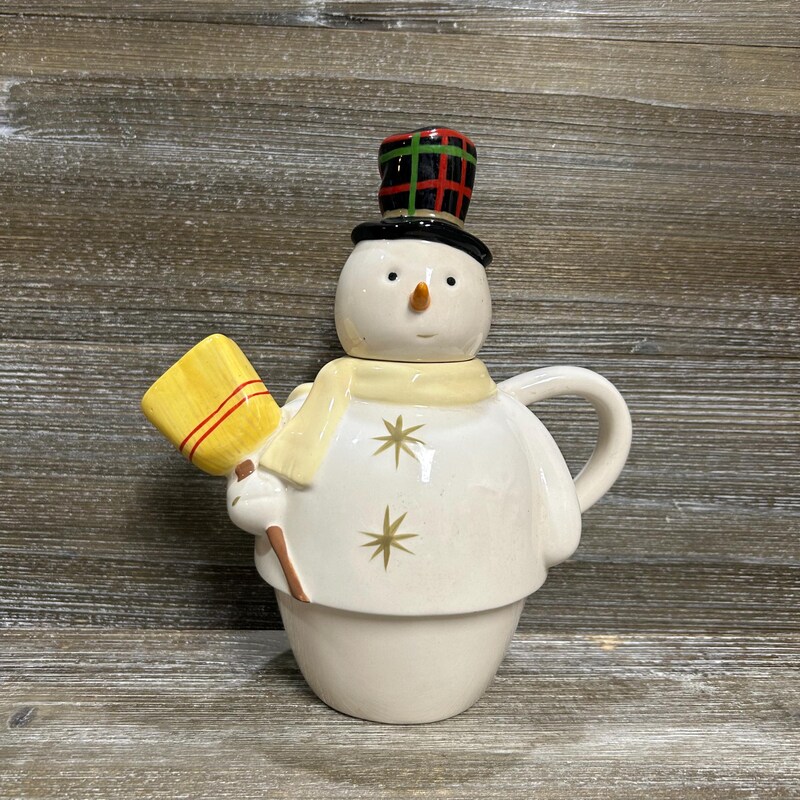 Snowman Teapot - Etsy