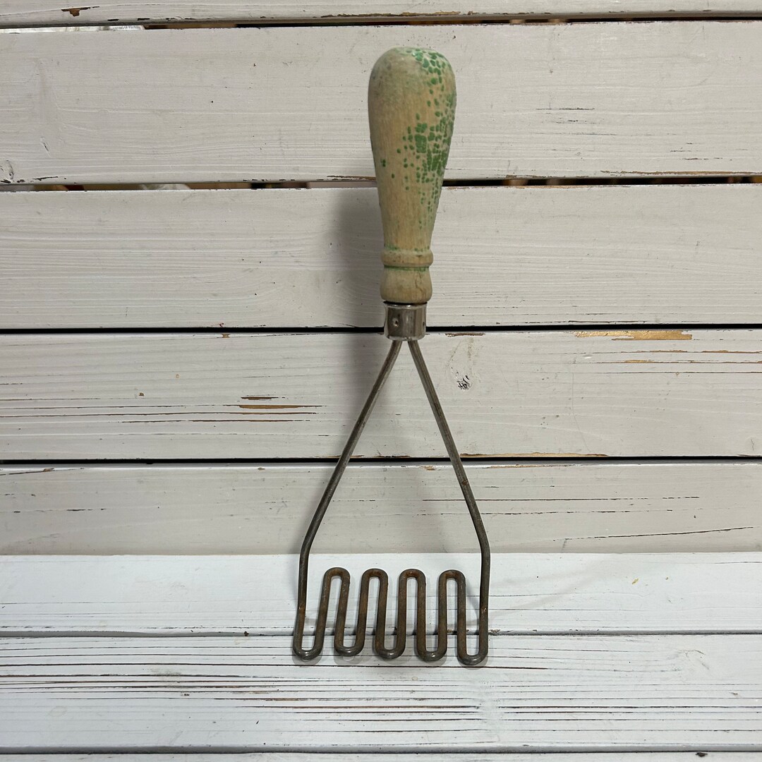 Vintage Potato Masher/ Wood and Metal Potato Masher/ Farmhouse - Etsy