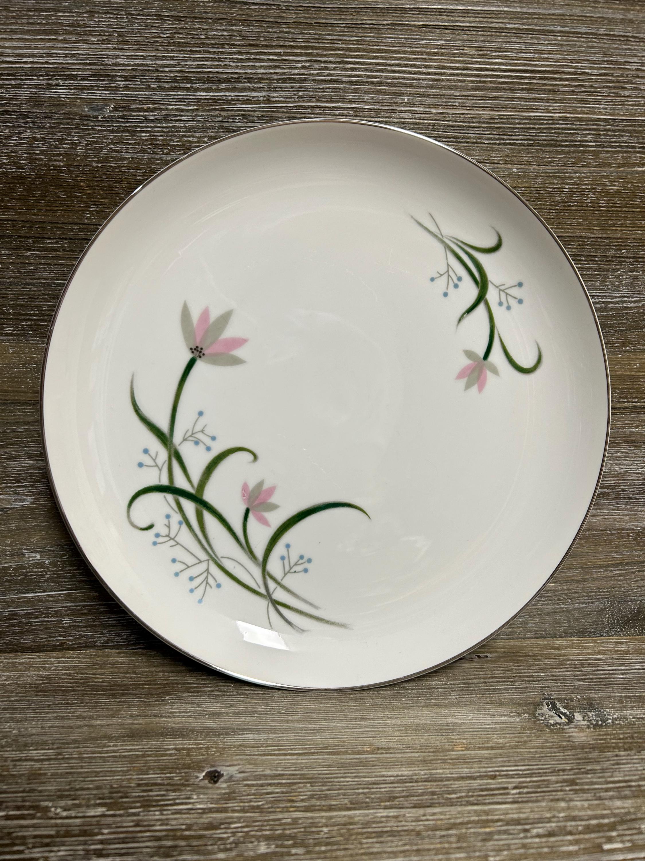Vintage Mid Century Modern Althea Plates/ Set 4 MCM Dinner Plates Made ...