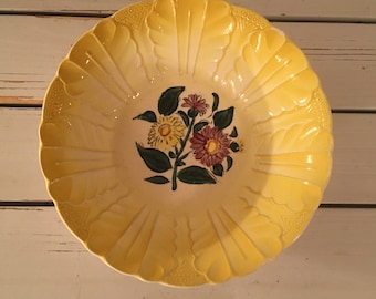 Yellow Floral China | Etsy