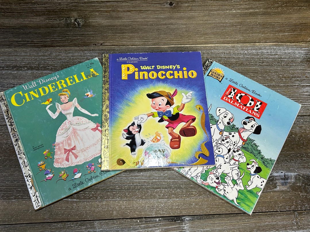 Vintage Golden Books Set of 4/classic Golden Books/ Children’s Books - Etsy