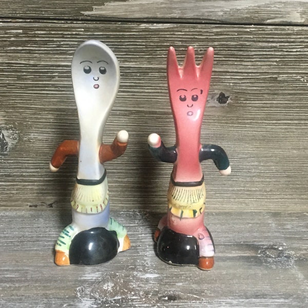 Anthropomorphic Salt and Pepper Shakers - Etsy