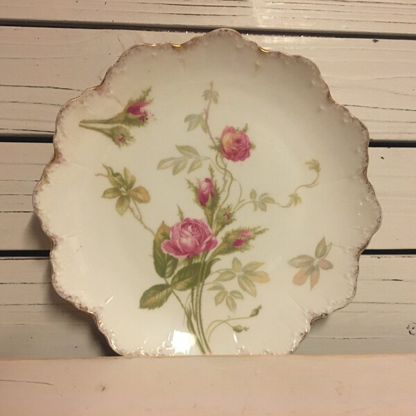 Scalloped Edge Plate - Etsy