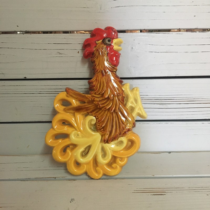 Primitive Rooster - Etsy