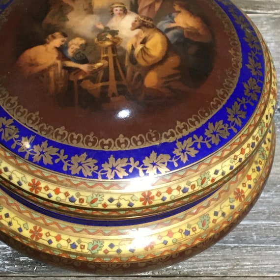 Vintage porcelain box/Antique Friedrich Simon Carlsba… - Gem