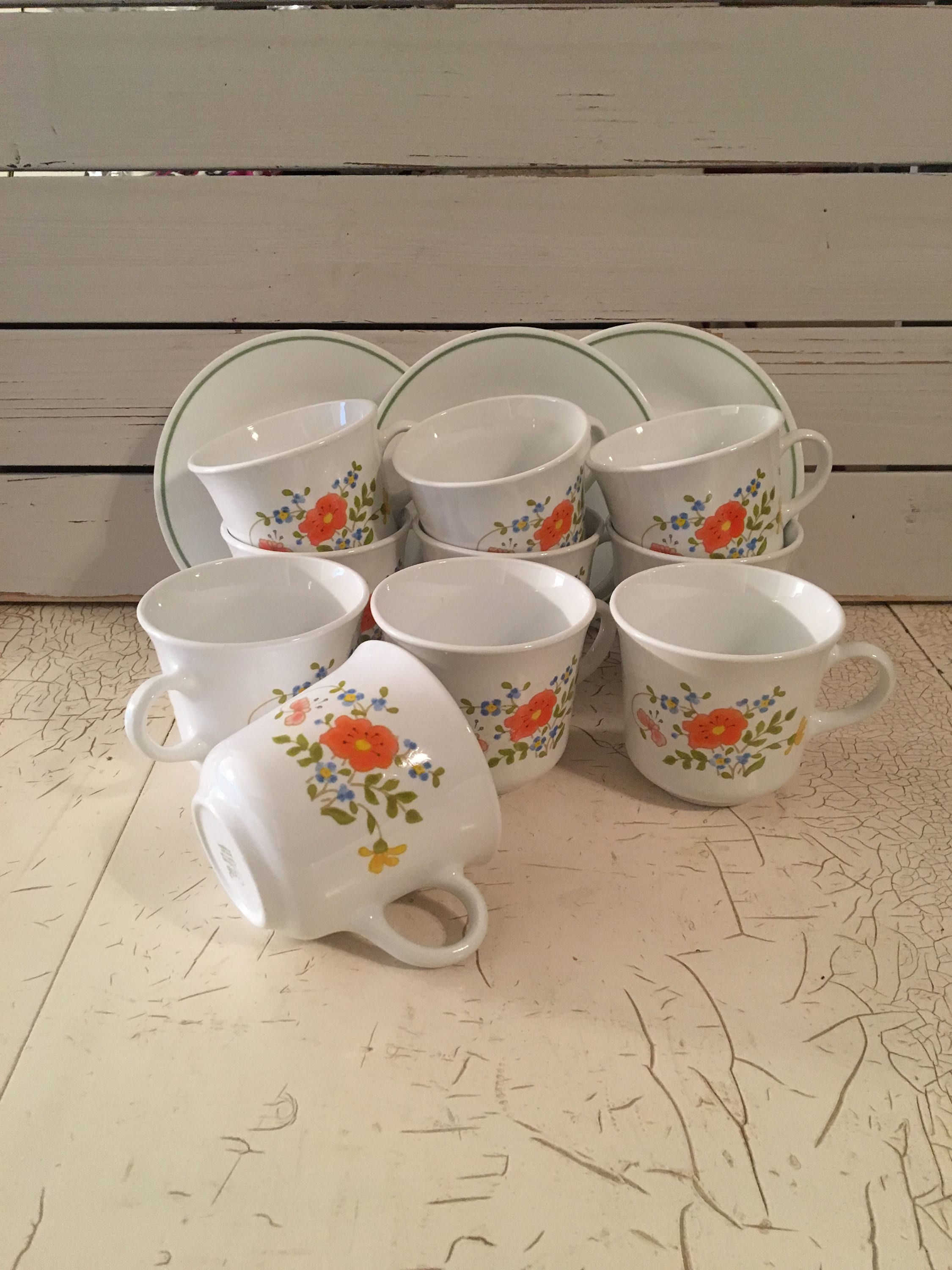 Vintage Grouping of Wildflower Corelle Ware 18 Pcs Circa 1979/vintage ...