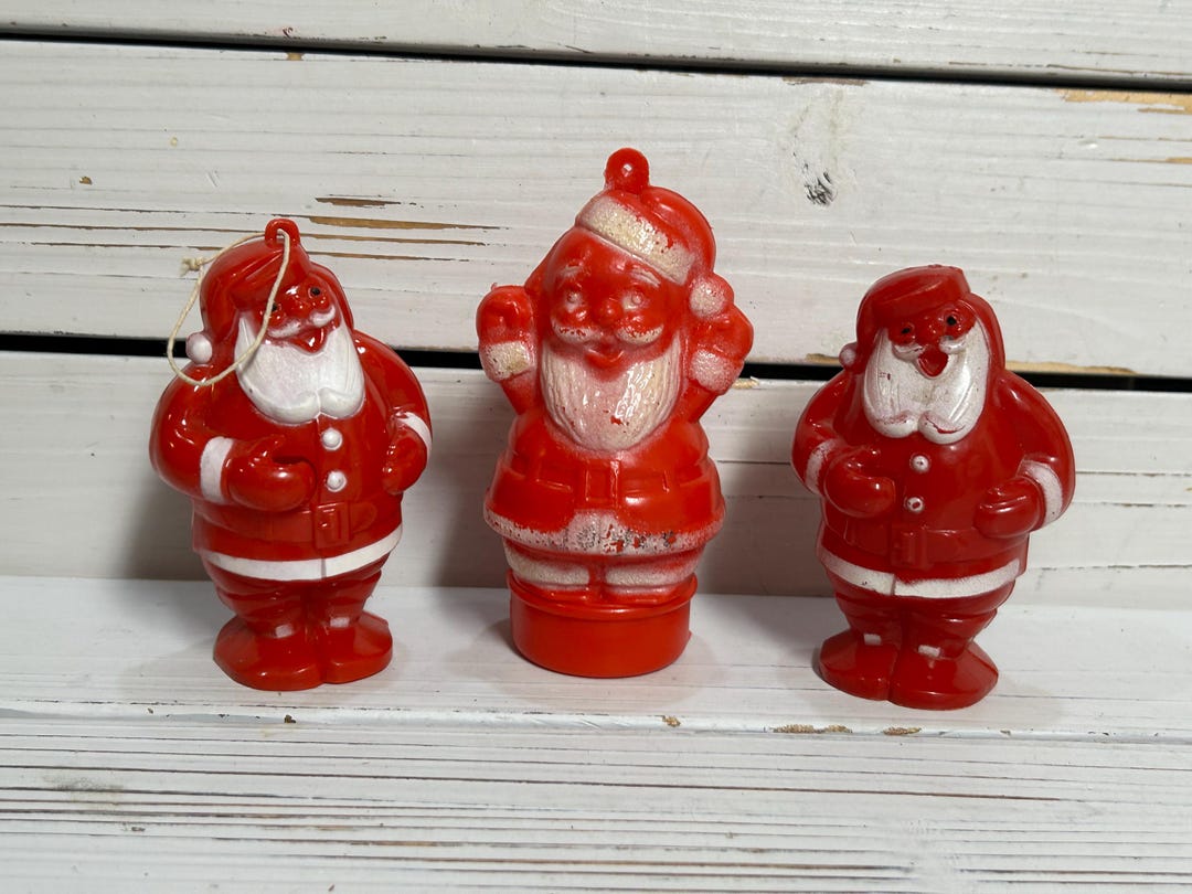 Midcentury Kitsch Santa Ornament/ Kitsch Mid Century Santa Decor ...