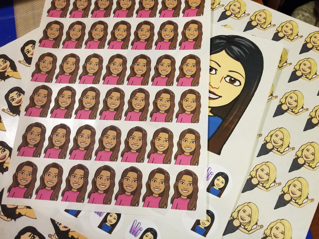 Sticker Sheet, Bitmoji Stickers for Teachers, Bitmoji Sticker for ...