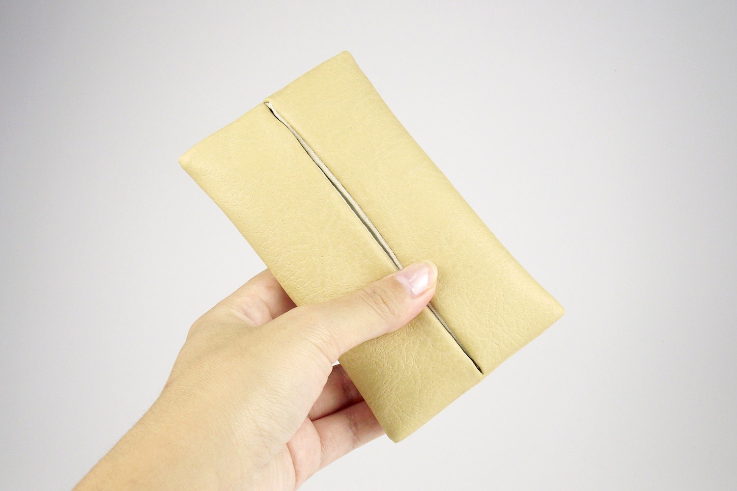 PU Leather Pocket Tissue Cover, Travel Tissue Holder, Portable Tissue ...