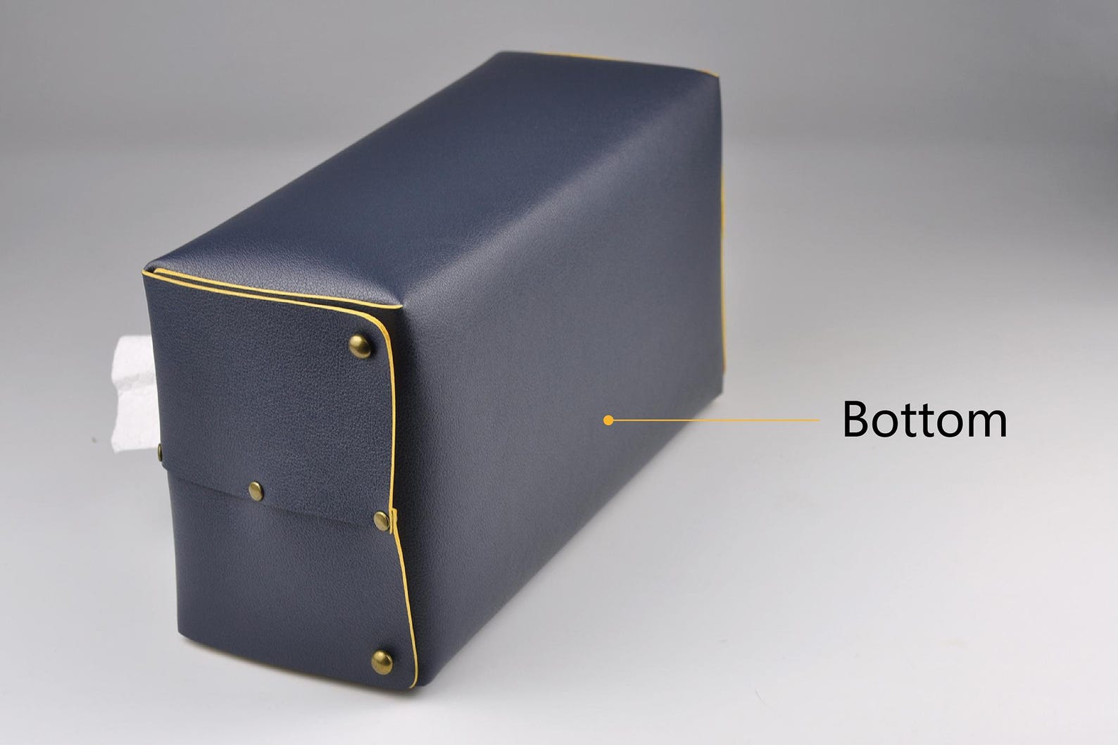 Hanging Tissue Box Holder With Detachable Straps, Decorative PU Leather ...