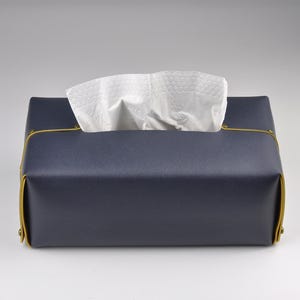 Hanging Tissue Box Holder With Detachable Straps, Decorative PU Leather ...