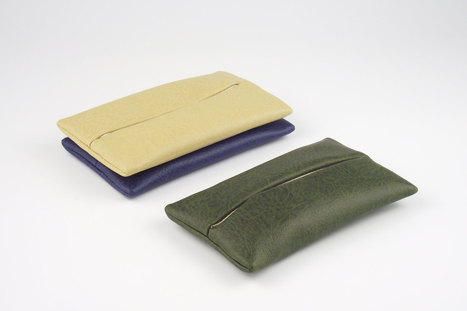 PU Leather Pocket Tissue Cover, Travel Tissue Holder, Portable Tissue ...