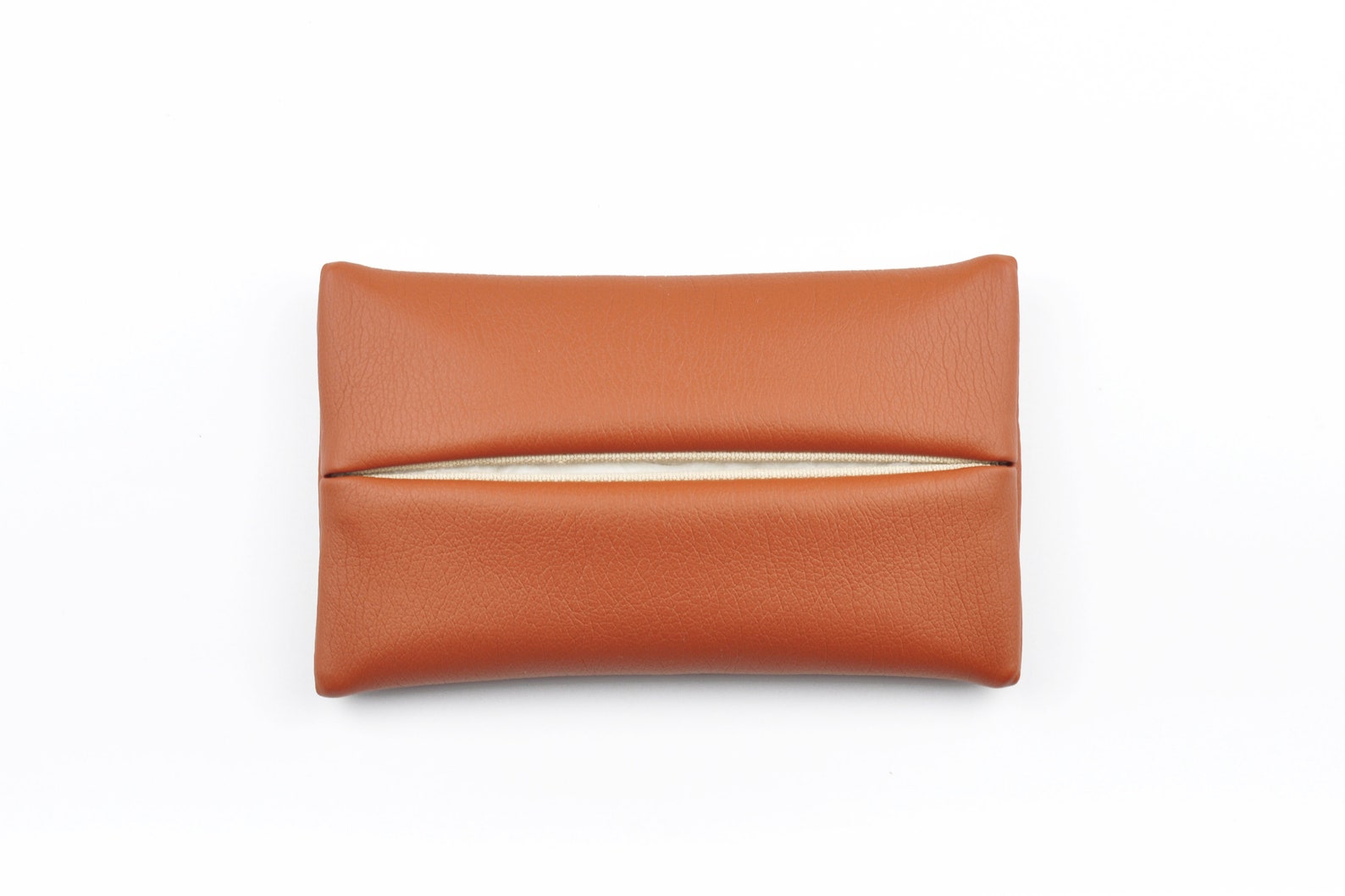 PU Leather Pocket Tissue Cover, Travel Tissue Holder, Pocket Size ...
