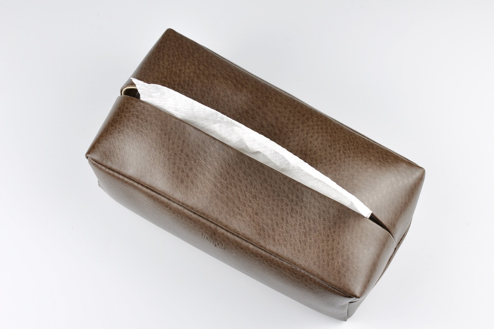 PU Leather Tissue Box Cover Rectangle Tissue Holder Facial | Etsy