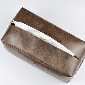 PU Leather Tissue Box Cover Rectangle Tissue Holder Facial | Etsy