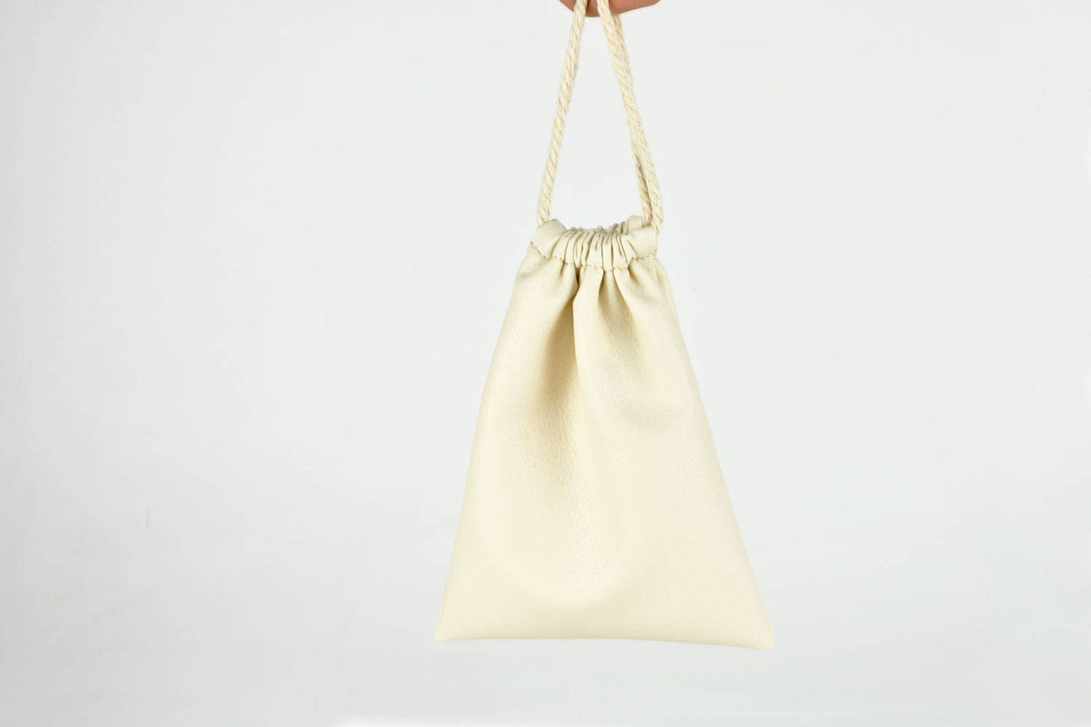 Soft PU Leather Drawstring Bag, Small String Pouch, Jewelry Bag, Gift ...