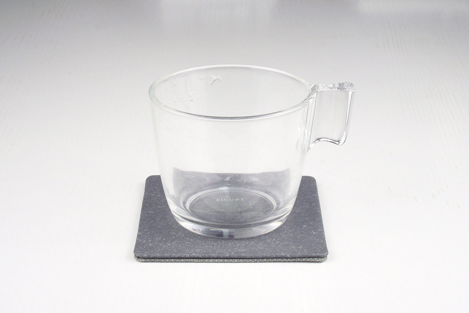 Square PU Leather Coaster With Pattern, Water Resistant Drinkware ...