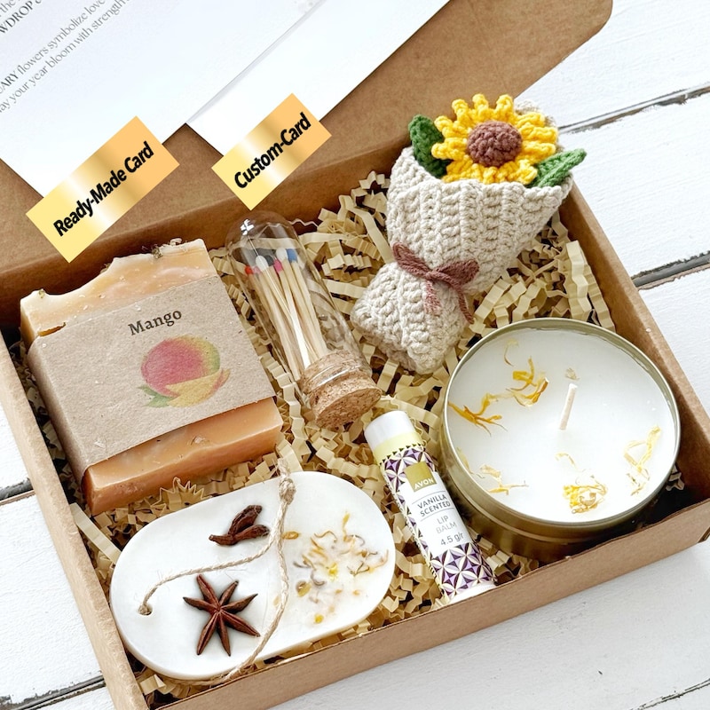 Crochet Flower in Box - Etsy