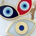 Handmade Evil Eye Beads, Blue Red Evil Eye, Evil Eye Table Decor ...