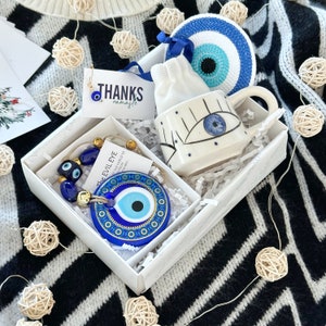 Best Holiday Gifts, Hygee Gift Box With Evil Eye, Greek Christmas Gift ...