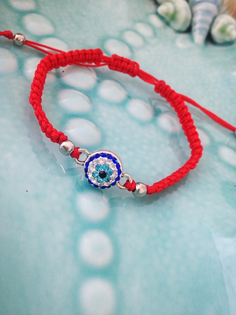 FREE SHIPPING Evil Eye Bracelet Red String Bracelet Evil - Etsy