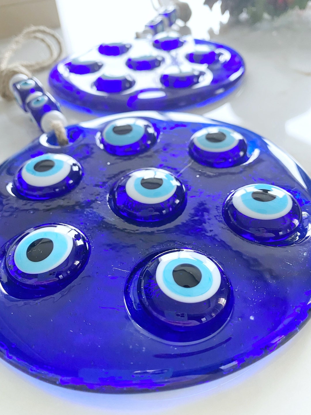 Large Evil Eye Bead Wall Ornament, Evil Eye Home Decor, House ...