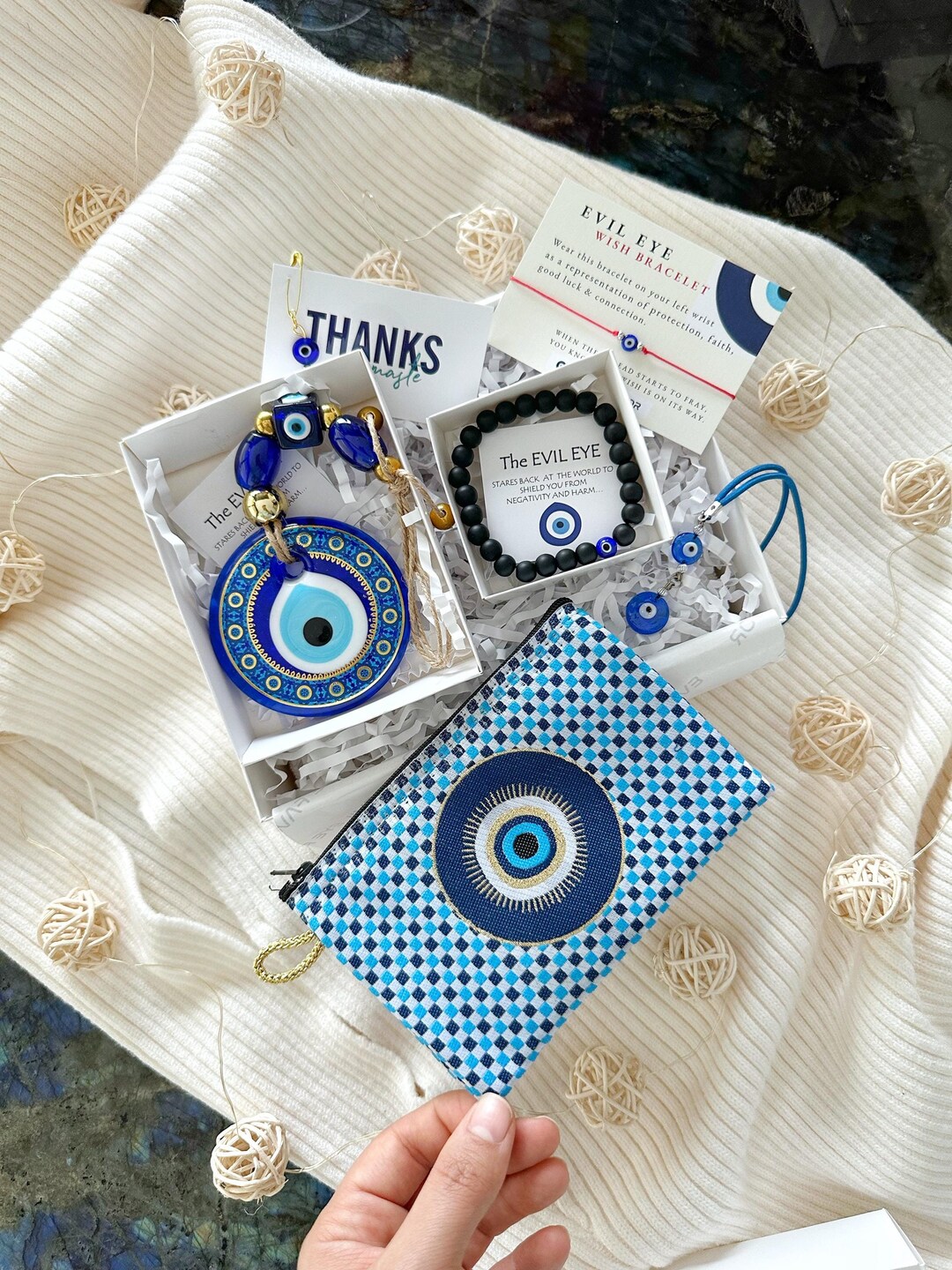 Gift Box for Christmas, Holiday Gift Box With Evil Eye, Perfectly ...