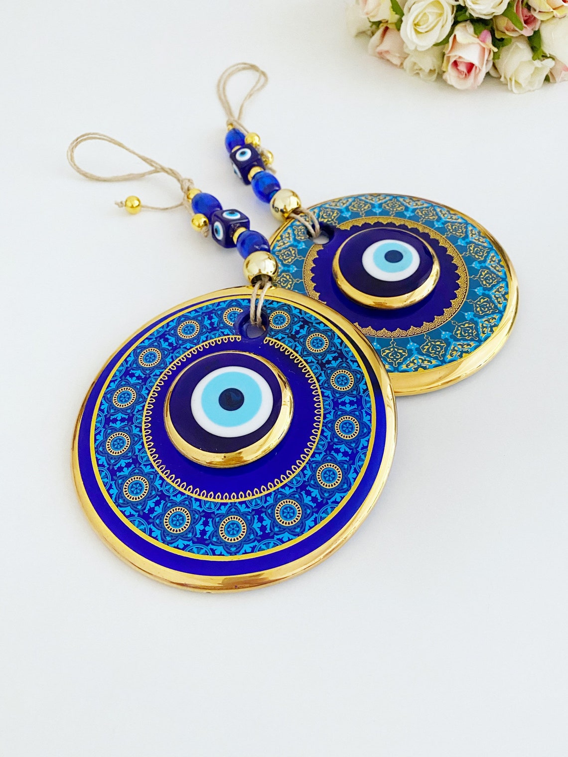 Large Evil Eye Wall Hanging Patterned Evil Eye Wall Decor - Etsy