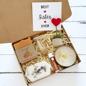 Personalized Self Care Gift Box With Soy Candle, Crochet and Birth ...
