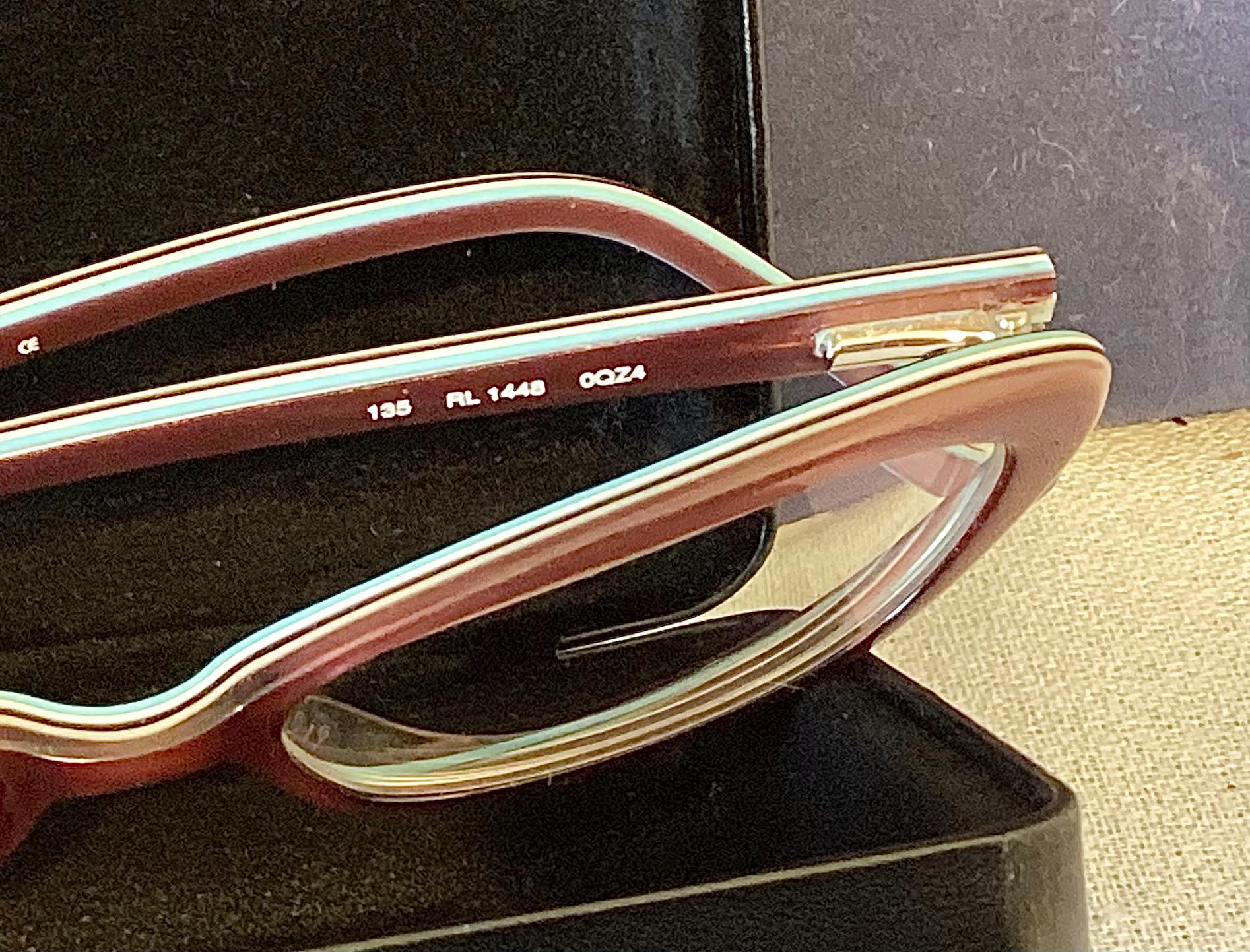 RALPH LAUREN Eyeglasses RL1448, 0QZ4 With Hardshell Ralph Lauren Case ...