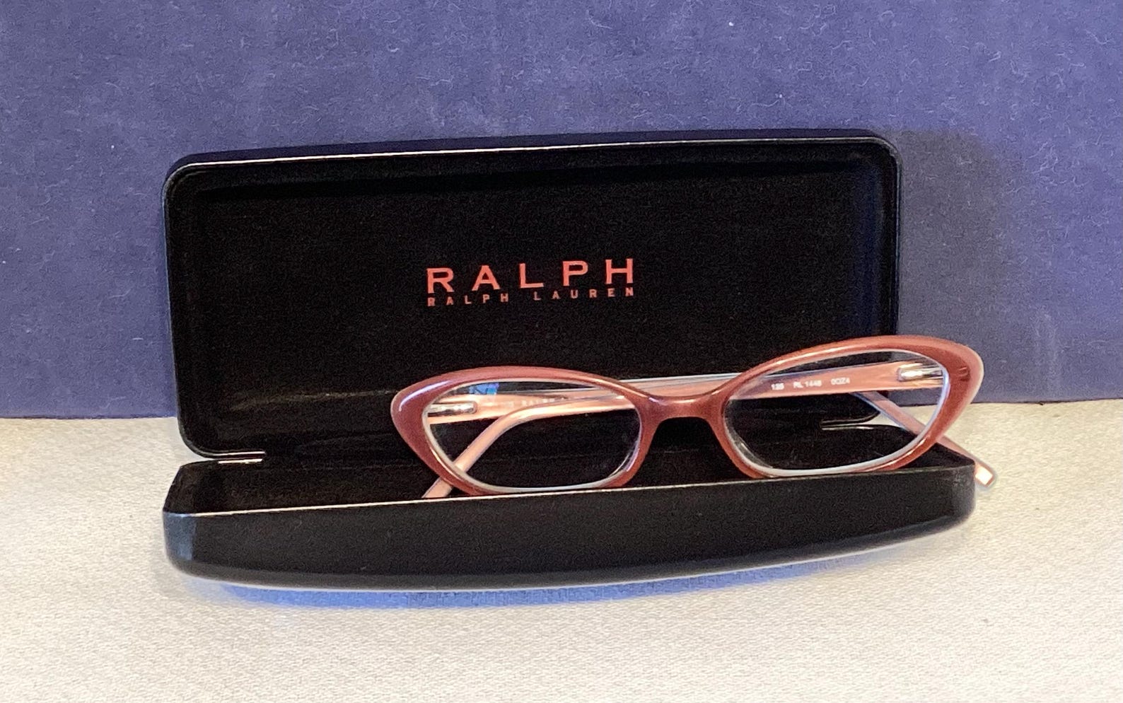 RALPH LAUREN Eyeglasses RL1448, 0QZ4 With Hardshell Ralph Lauren Case ...