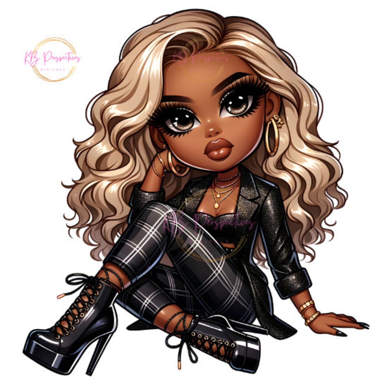 Ginger Chibi Cutie - Etsy