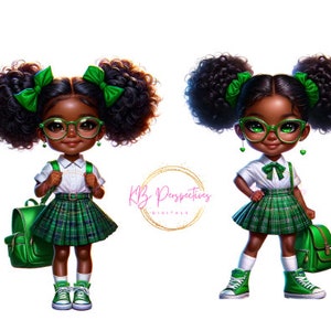 School Time Chibi Cuties Bundle - Etsy