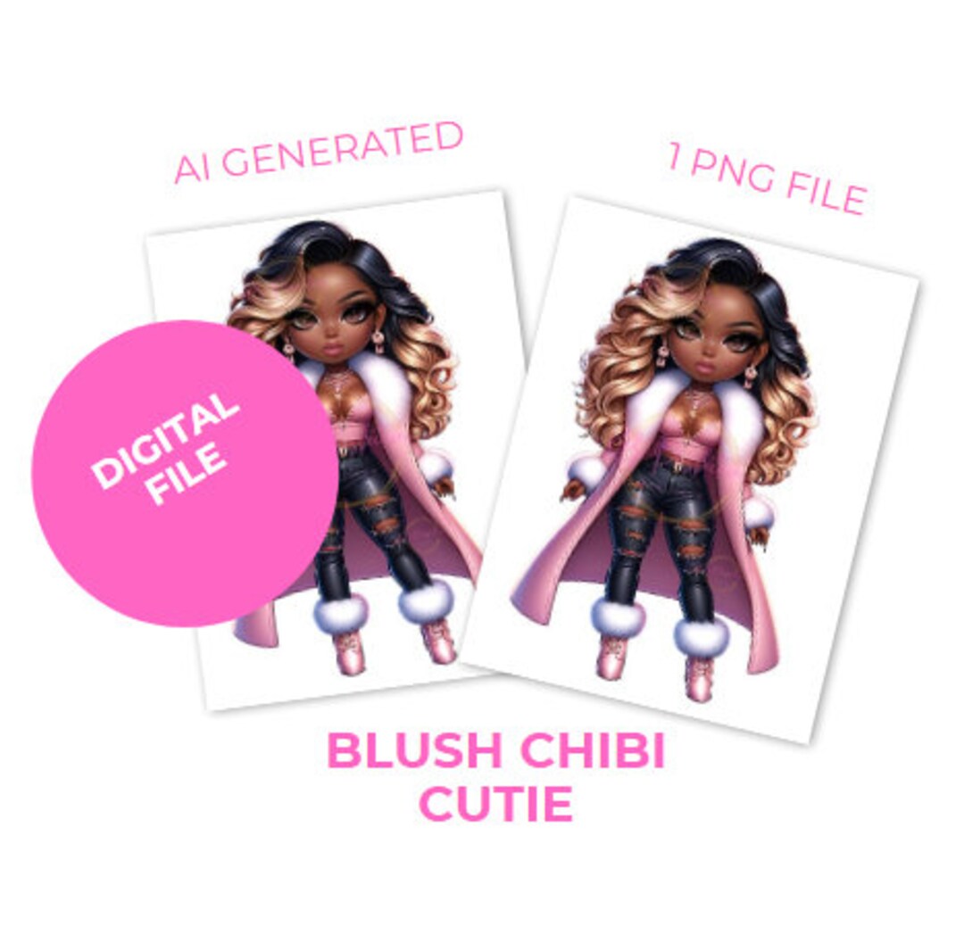 Blush Chibi Diva - Etsy