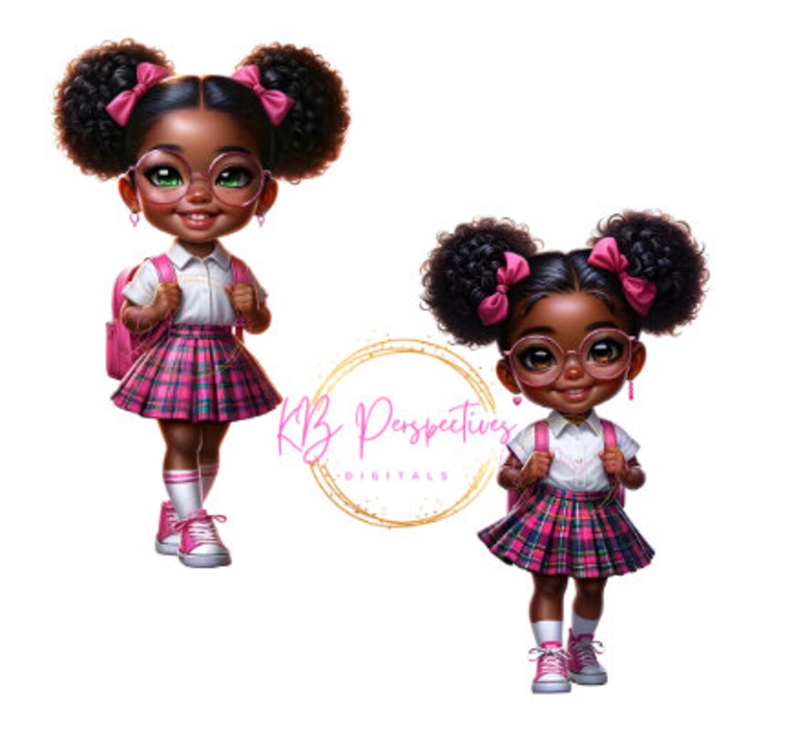 School Time Chibi Cuties Bundle - Etsy