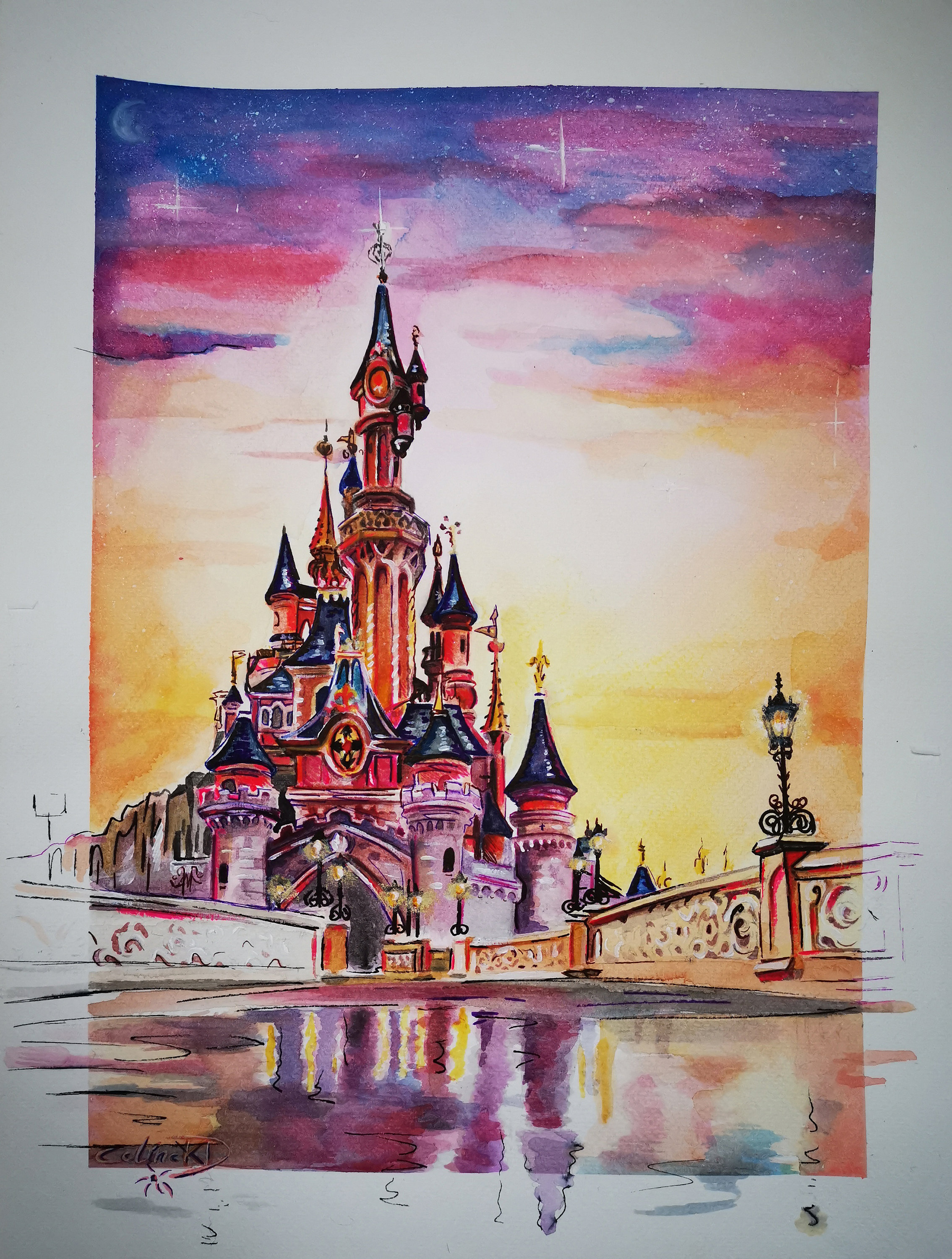 World Watercolor Disney