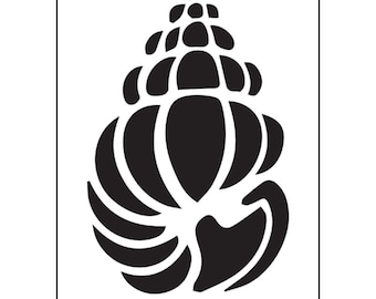 Scallop Shell Stencil-scrapbooking Fabric Painting Furniture | Etsy