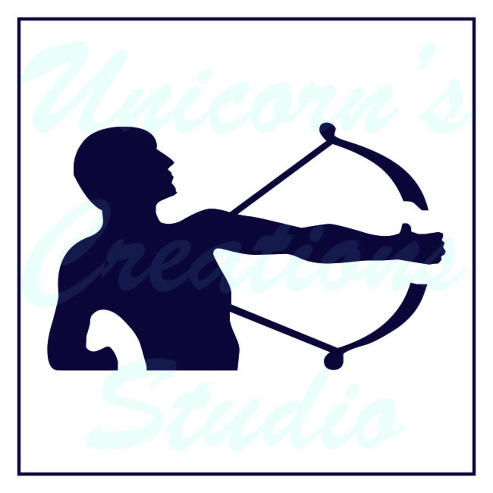 Mylar Sagittarius Zodiac Sign Stencil Scrapbook Stencil - Etsy