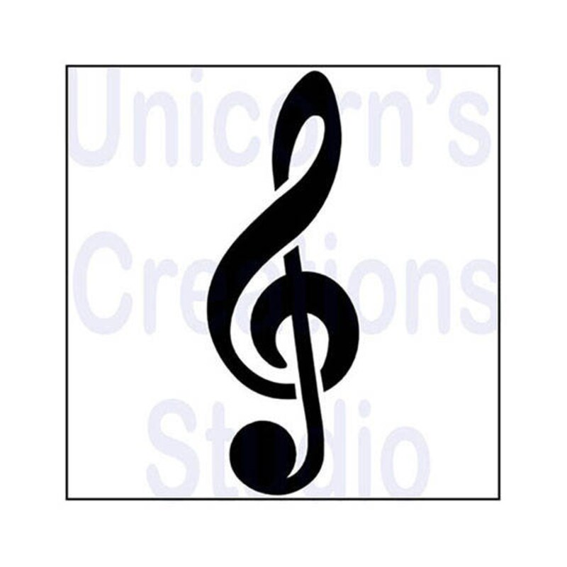 Treble Clef Pattern - Etsy