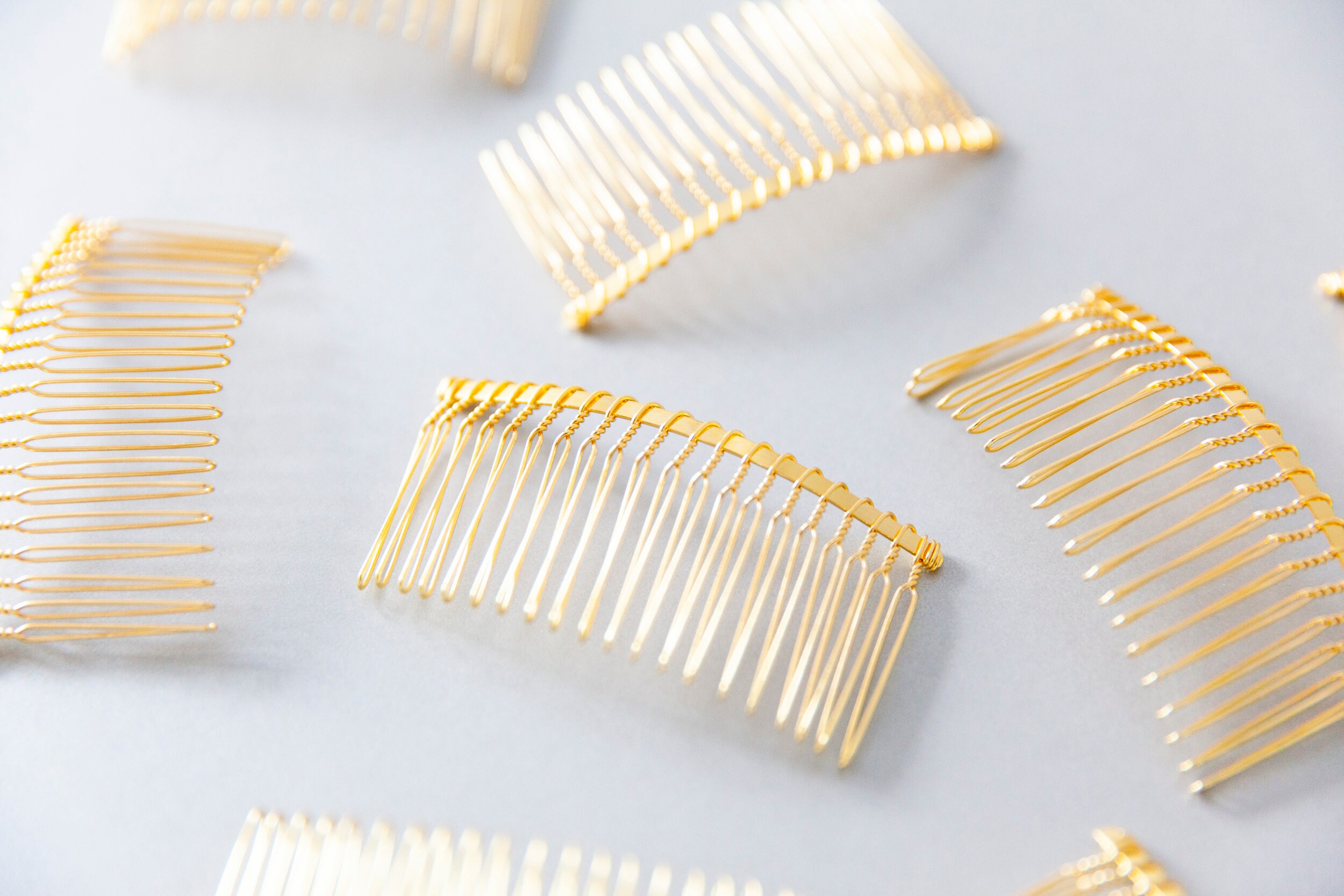 Large Gold Hair Comb Gold Plated Hair Comb for Hair | Etsy