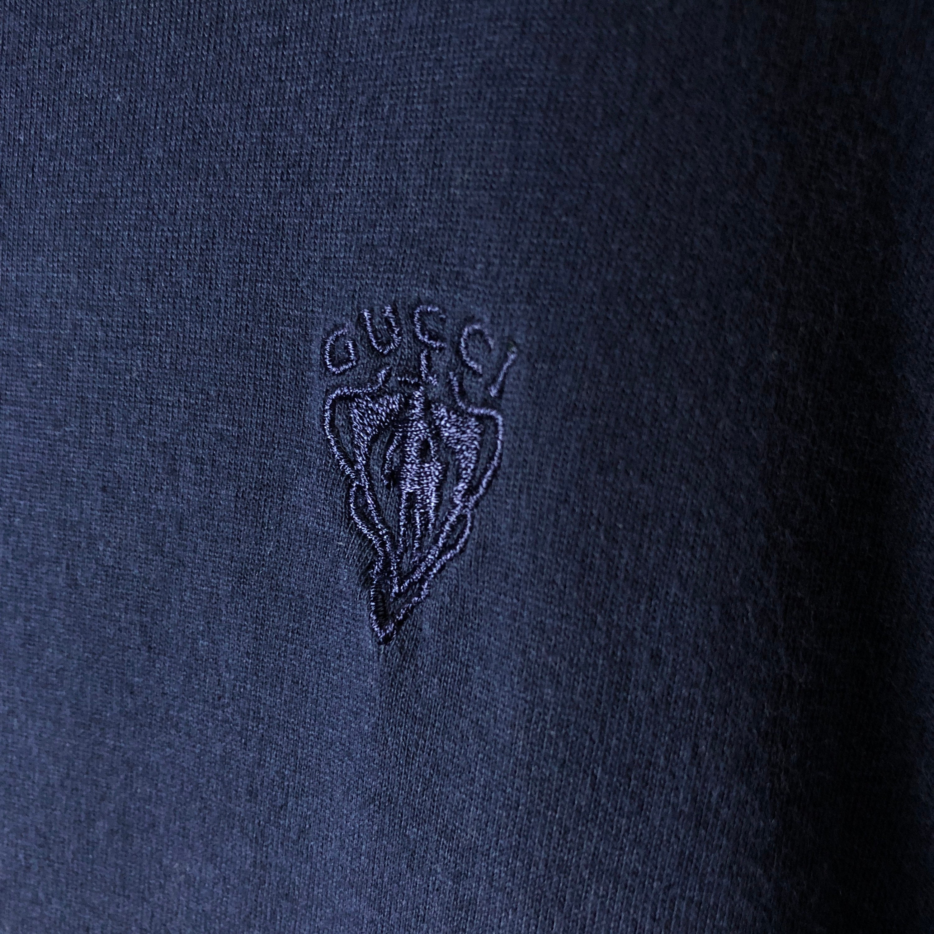Vintage Gucci Embroidery Chest Crest Logo Tshirt - Etsy