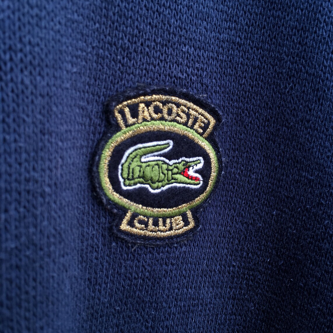 Vintage Lacoste Club Chest Minimalist Logo Pullover Sweatshirt Large - Etsy