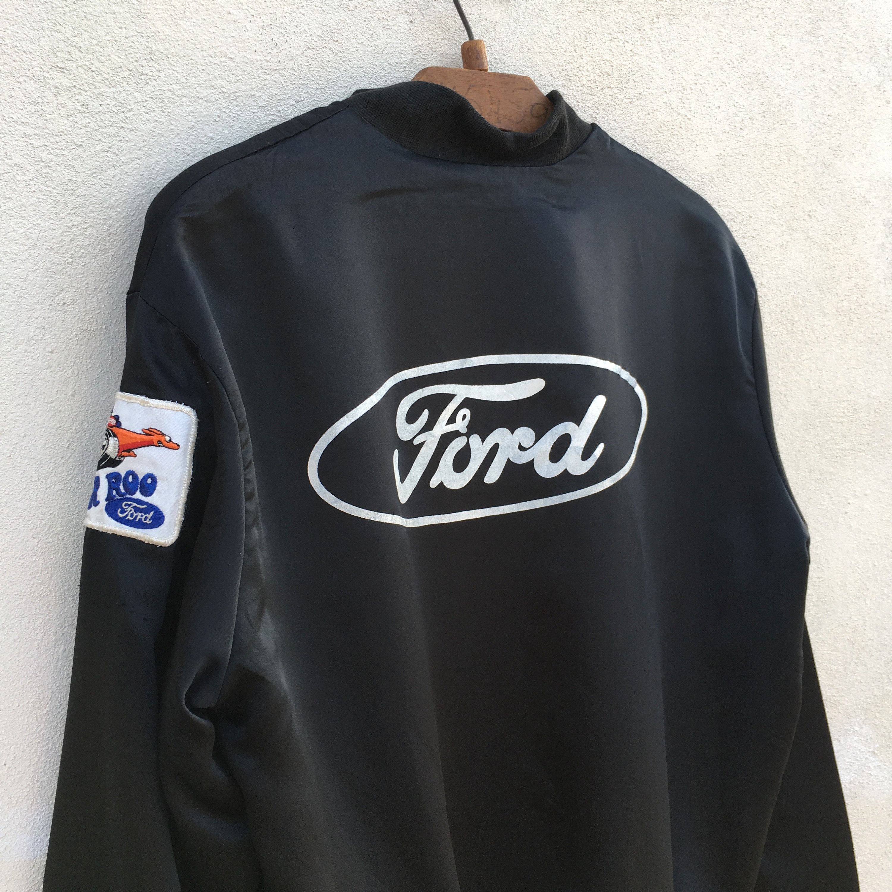 Vintage 70s Ford Nylon Bomber Graham Withers Racing Jacket With Cotton ...