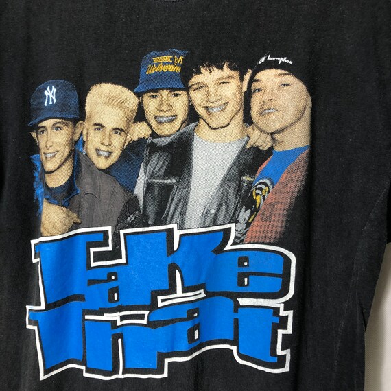 Vintage 90s Take That Lineup Single Stitch Tee - Gem